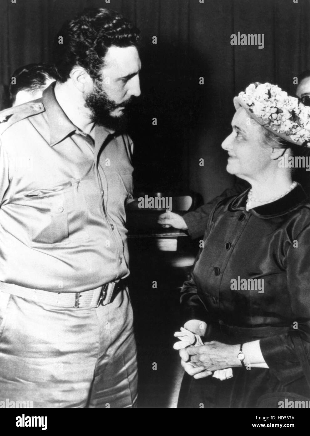 MEET THE PRESS, from left: Fidel Castro, May Craig, April 12, 1959 ...
