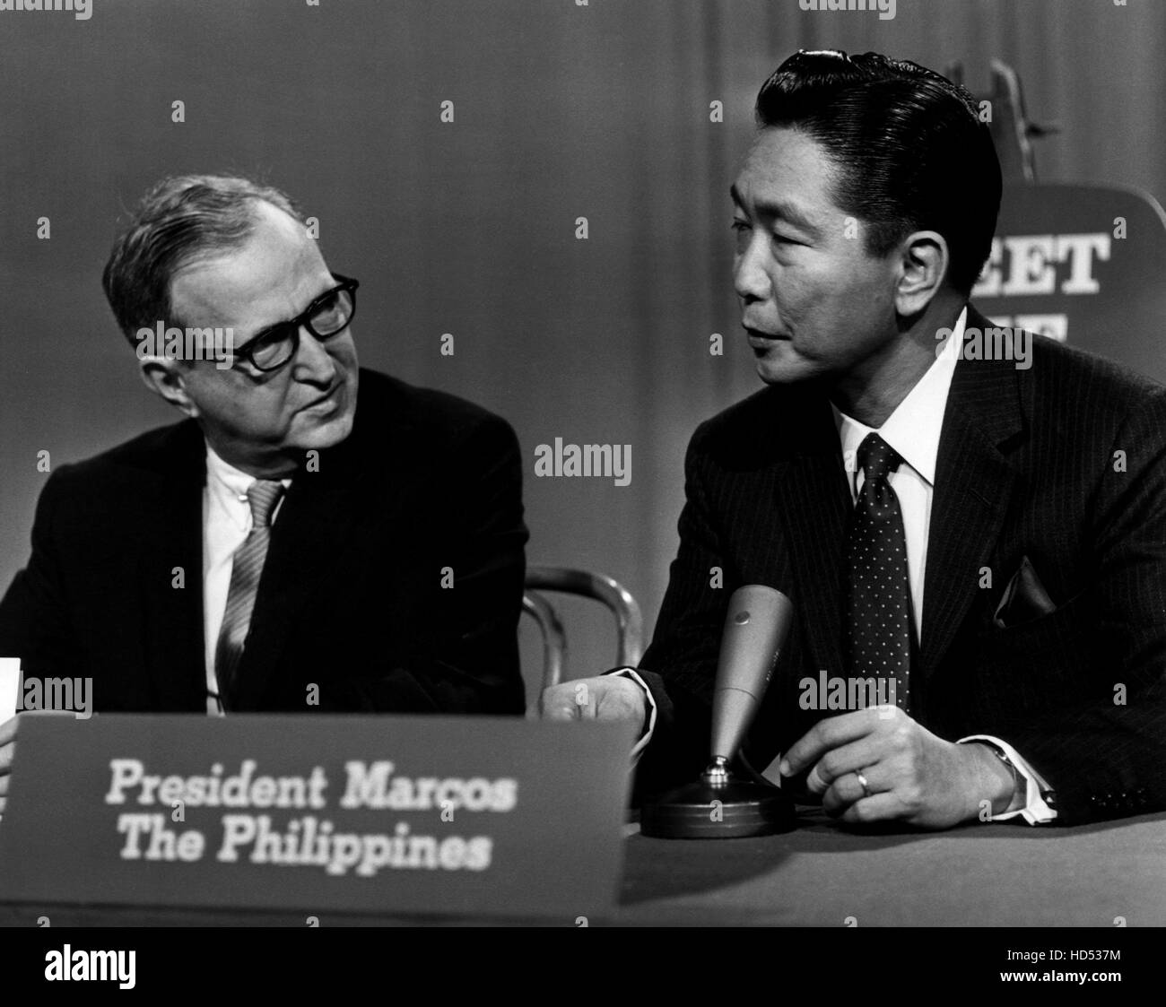 MEET THE PRESS, Lawrence E.Spivak, President Ferdinand Marcos ...