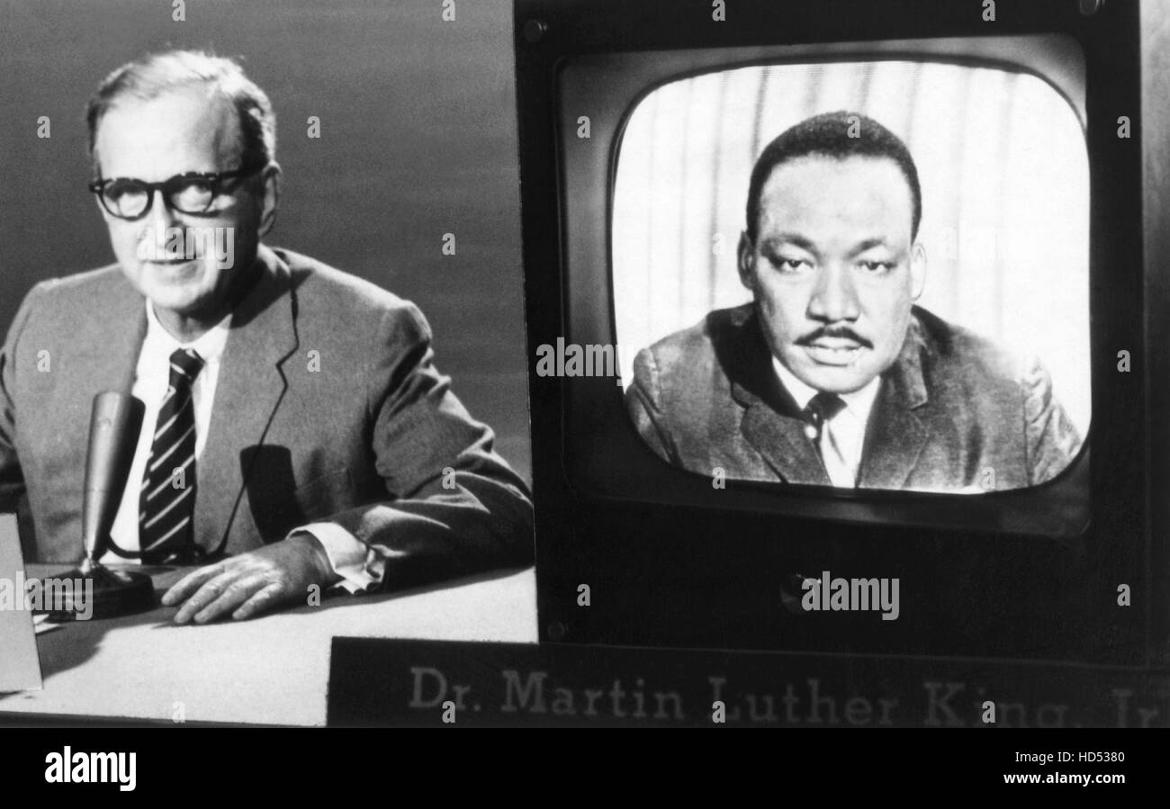 MEET THE PRESS, from left: Lawrence E. Spivak, Martin Luther King (c ...