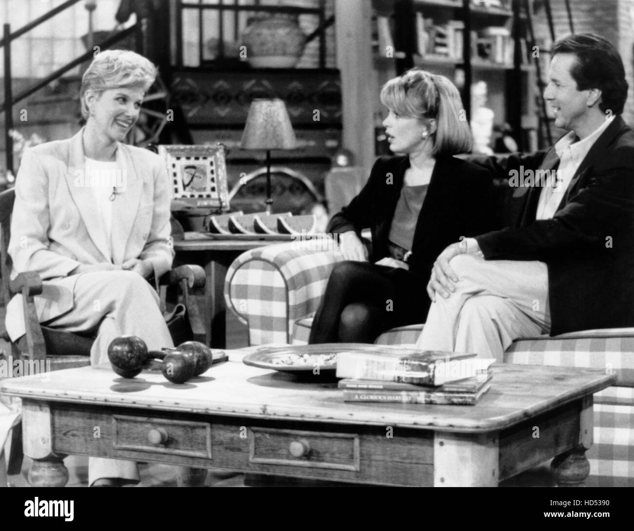 MIKE & MATY, from left: Joan Lunden, Maty Monfort, Michael Burger, 1994 ...