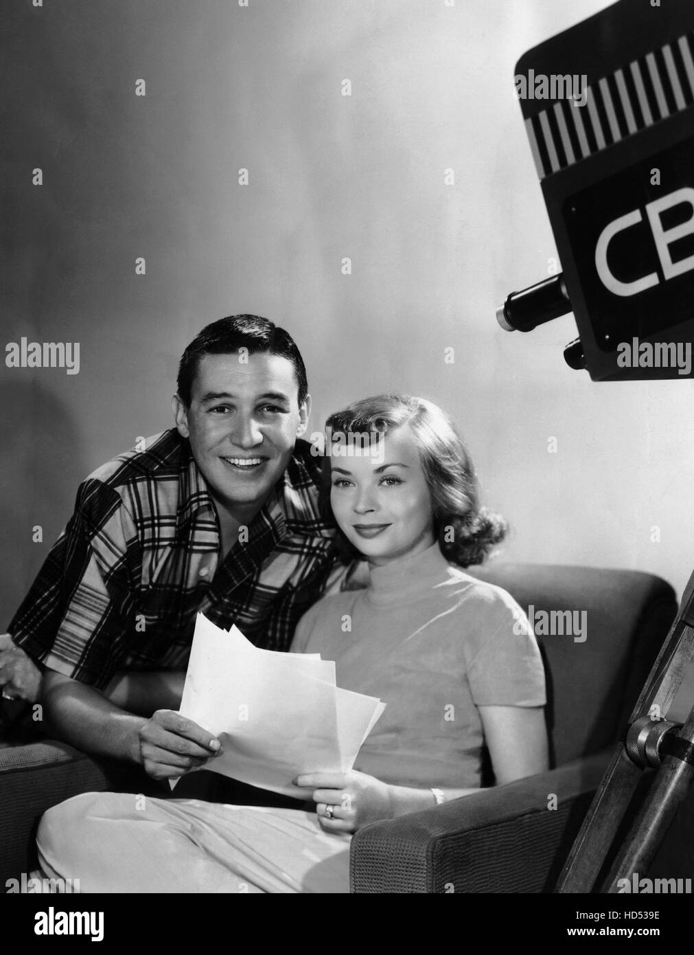 MIKE AND BUFF, from left, Mike Wallace, Buff Cobb, 1951-53 (1951 photo ...