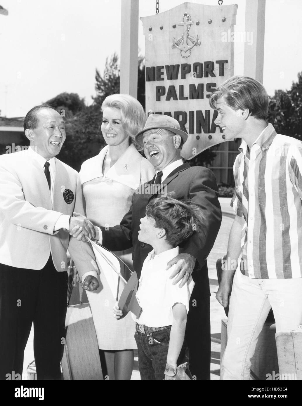 MICKEY, from left: Sammee Tong, Emmaline Henry, Mickey Rooney, Brian ...