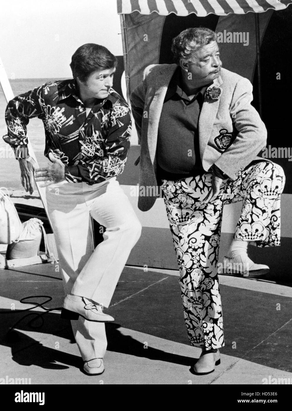 The Mike Douglas Show Mike Douglas Jackie Gleason Aired January 12 1976 1961 1982 Stock