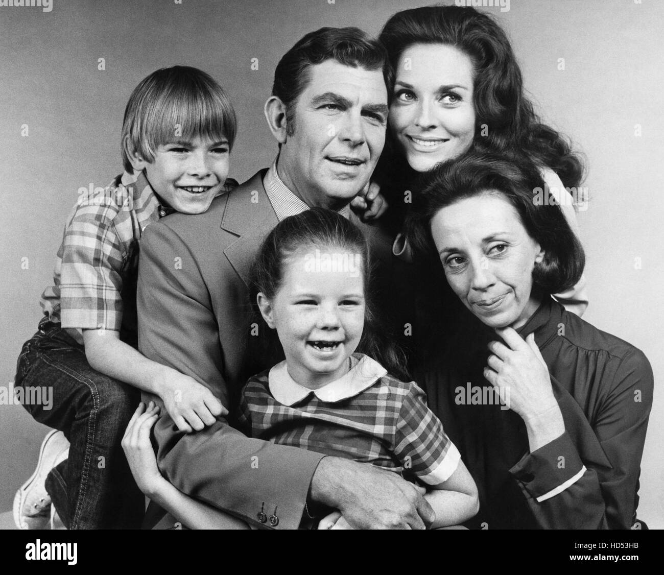 THE NEW ANDY GRIFFITH SHOW, top from left: Marty McCall, Andy Griffith ...