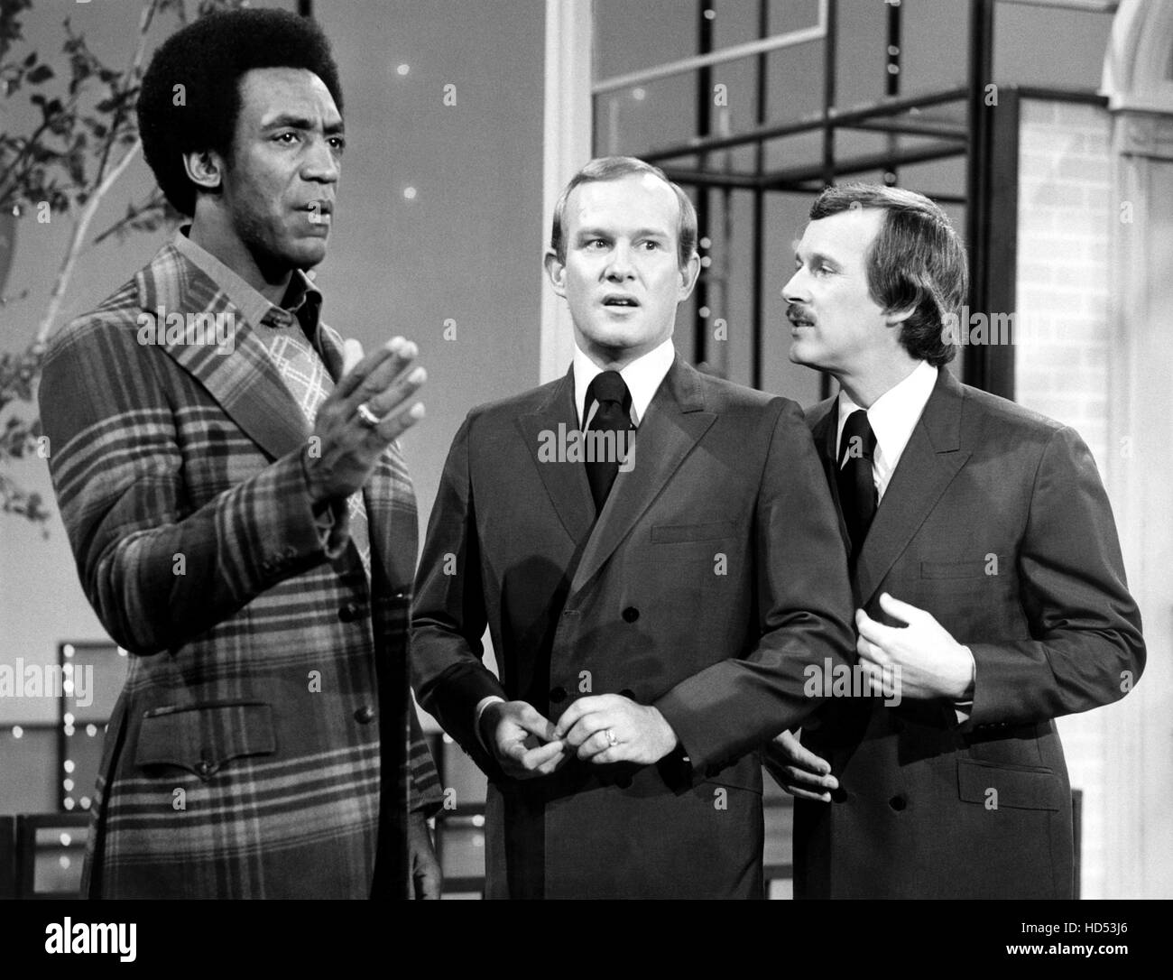 THE NEW BILL COSBY SHOW, from left: Bill Cosby, Tom Smothers, Dick ...