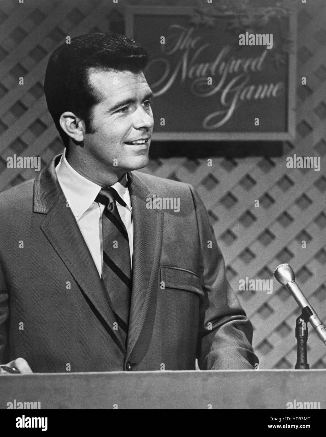 THE NEWLYWED GAME, Bob Eubanks, ABC-TV, 1966-74 Stock Photo - Alamy