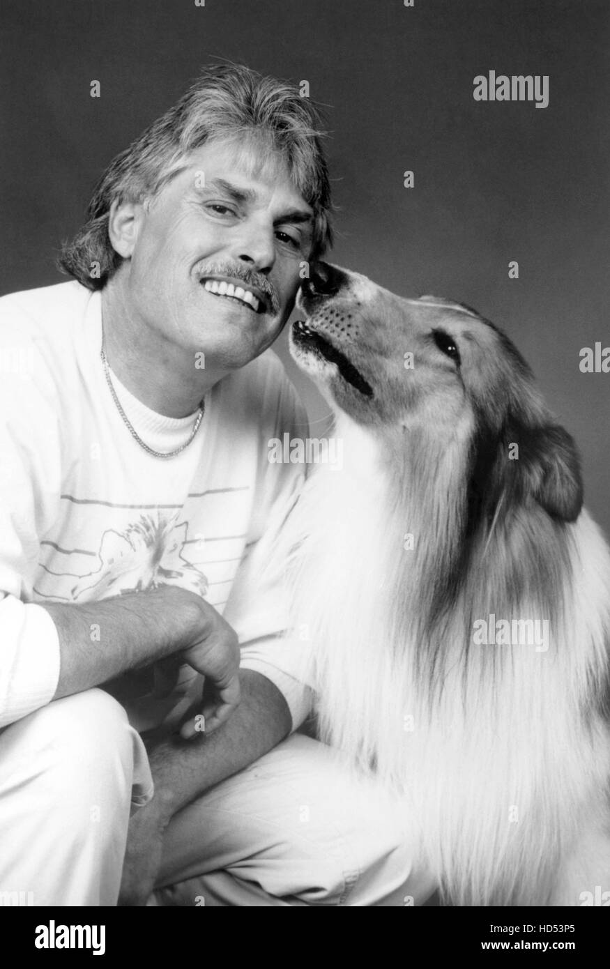 THE NEW LASSIE, owner/trainer Bob Weatherwax, Lassie, (Season 1), 1989 ...