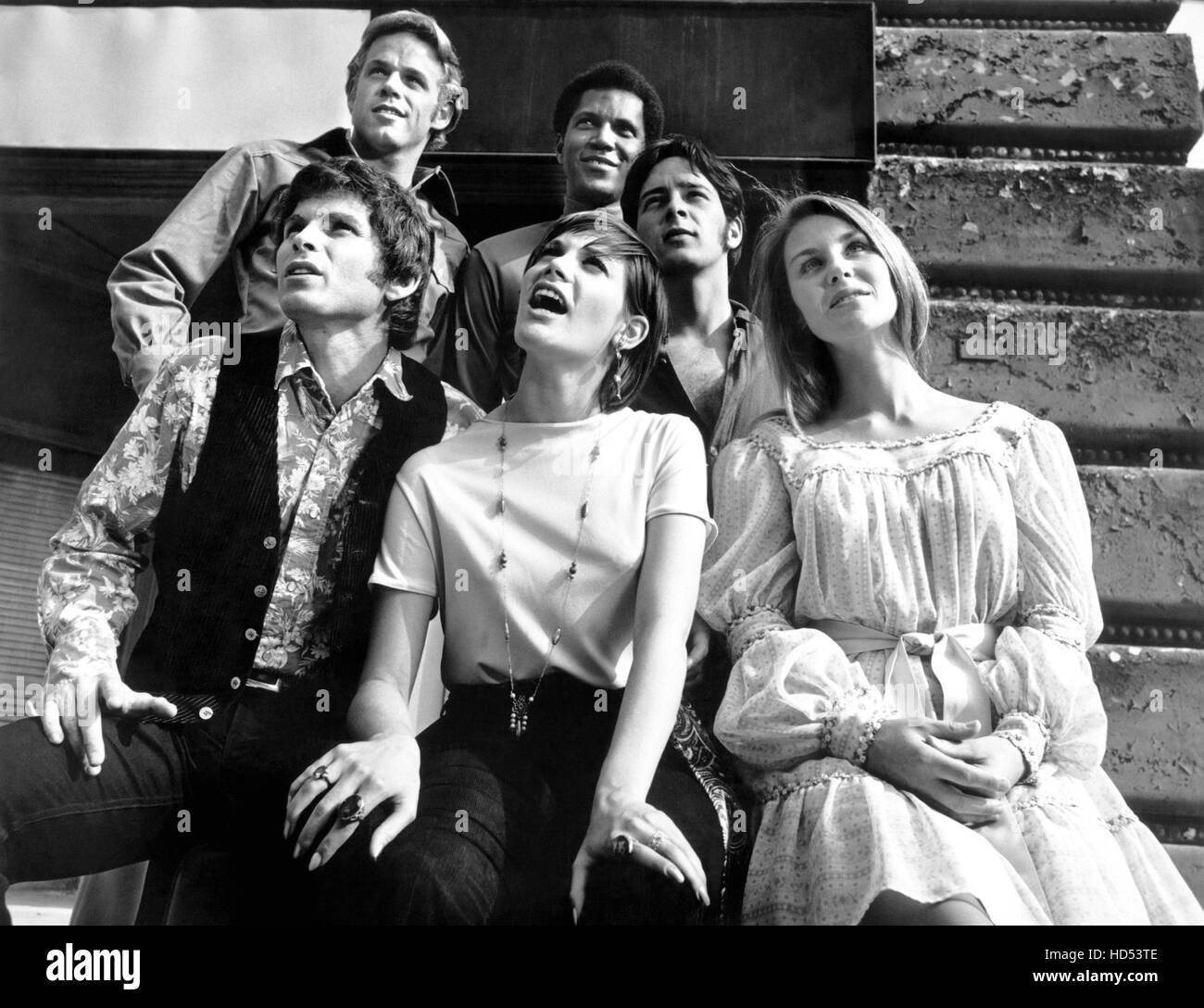 THE NEW PEOPLE, (top row, l to r): Peter Ratray, David Moses, Dennis ...