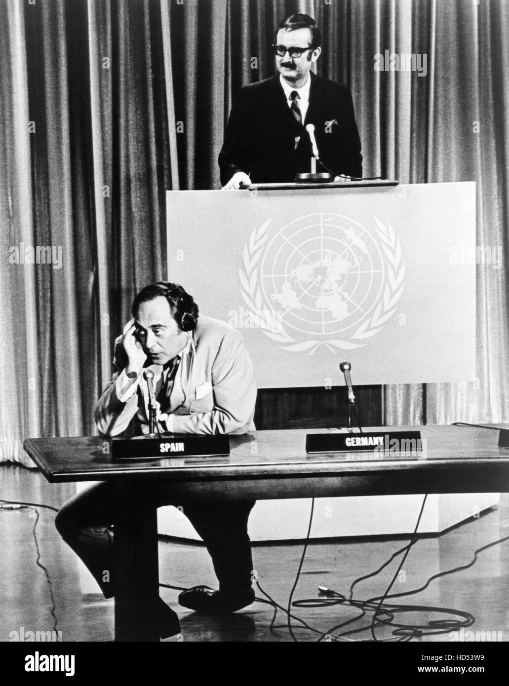 THE NEW STEVE ALLEN SHOW, Louis Nye, Steve Allen, 1961-65 Stock Photo ...