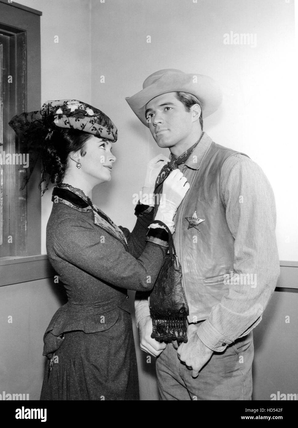 DESTRY, Joan Patrick, John Gavin, 1964 Stock Photo - Alamy