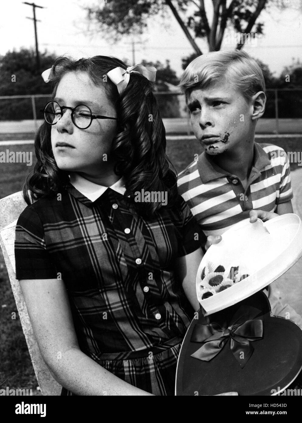 DENNIS THE MENACE, Jeannie Russell, Jay North, 1963 episode Stock Photo ...
