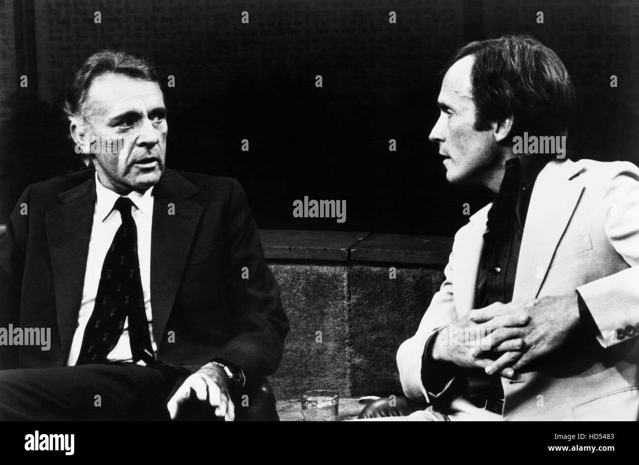 THE DICK CAVETT SHOW, from left: Richard Burton, Dick Cavett, aired ...