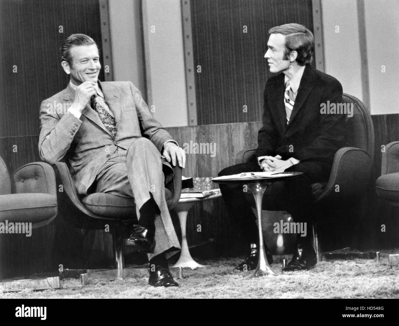 THE DICK CAVETT SHOW, (from left): NYC Mayor John V. Lindsay, host Dick ...