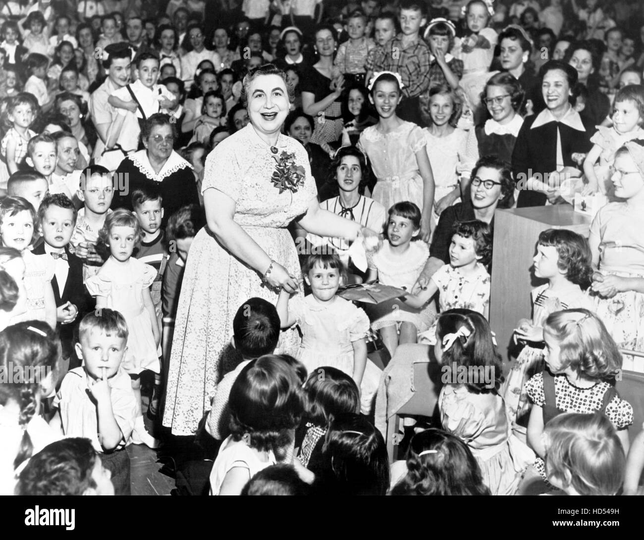 DING DONG SCHOOL, Frances Horwich 'Miss Frances', 1952-56 Stock Photo ...