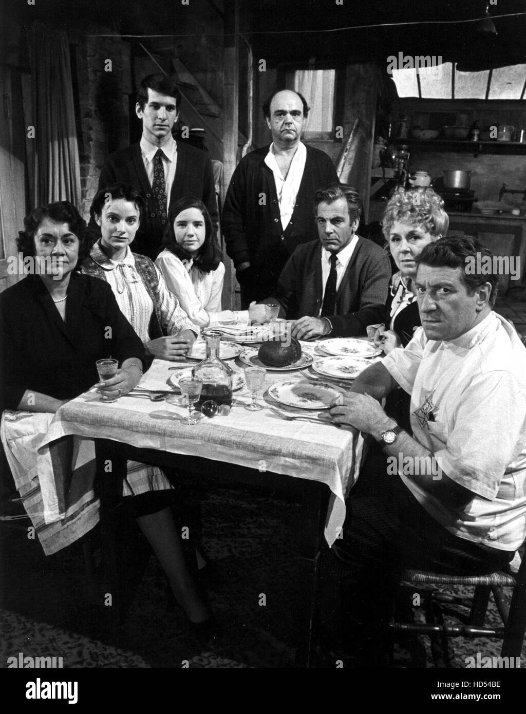 DIARY OF ANNE FRANK, (Standing) Scott Jacoby, James Coco; (Seated) Joan ...