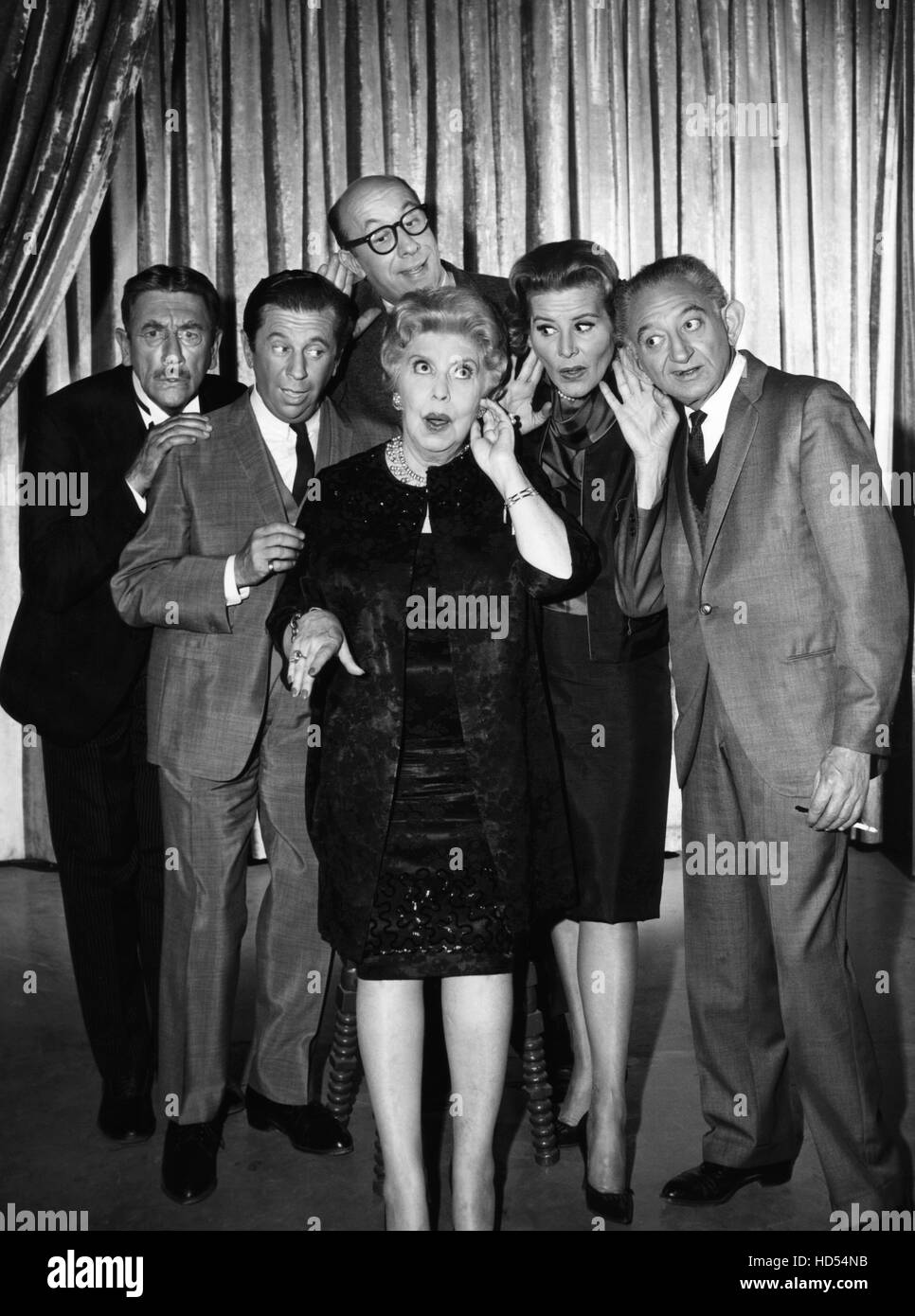 The Dick Van Dyke Show L R Richard Haydn Morey Amsterdam Richard Deacon Arlene Harris