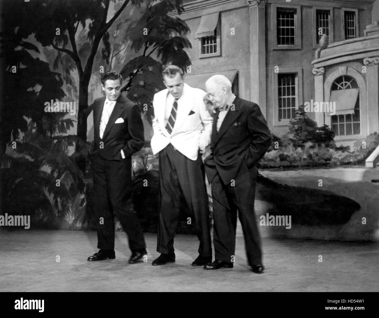 THE ED SULLIVAN SHOW, vaudeville star Pat Rooney (right) demonstrates ...