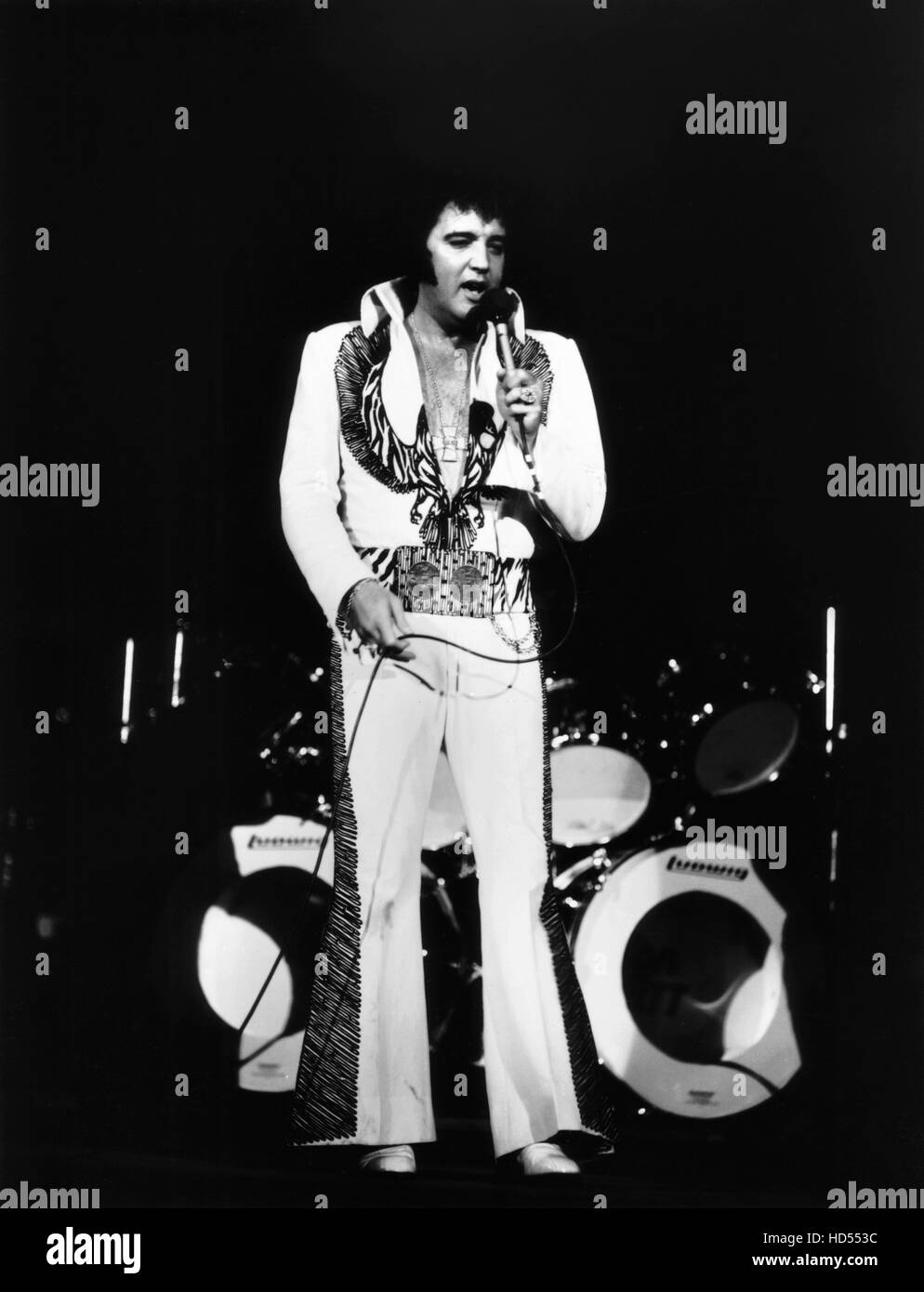 ELVIS IN CONCERT, Elvis Presley, (filmed June 19-21, 1977), aired ...