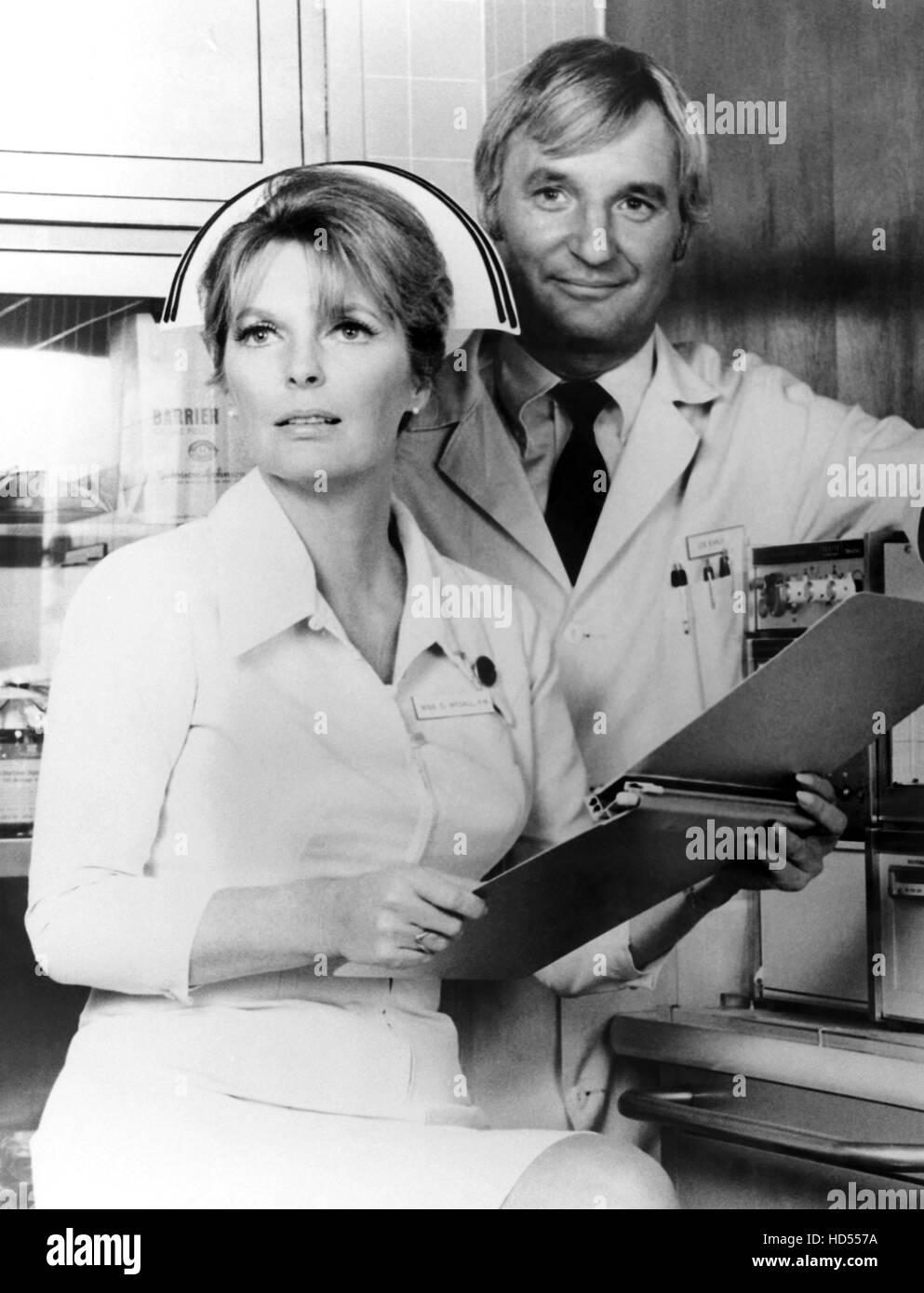 Emergency From Left Julie London Bobby Troup 1972 79 Stock Photo