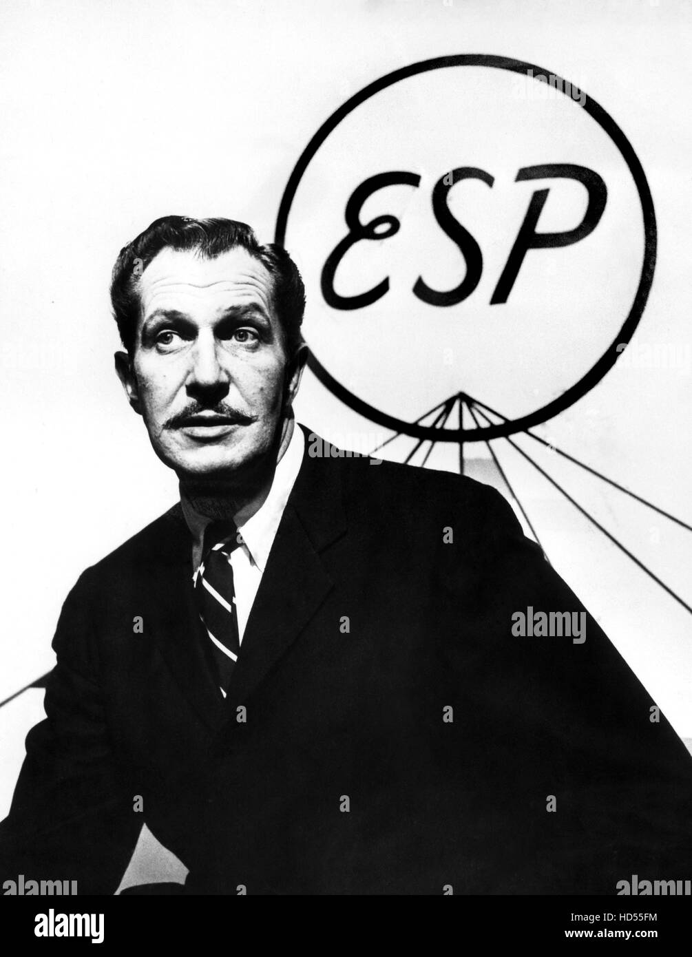E.S.P., (aka ESP), host Vincent Price, 1958 Stock Photo - Alamy