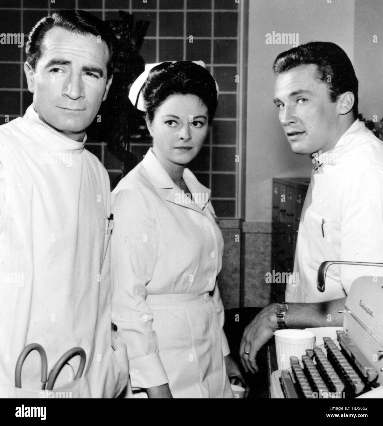 GENERAL HOSPITAL, John Beradino, Emily McLaughlin, Roy Thinnes, 1963 ...