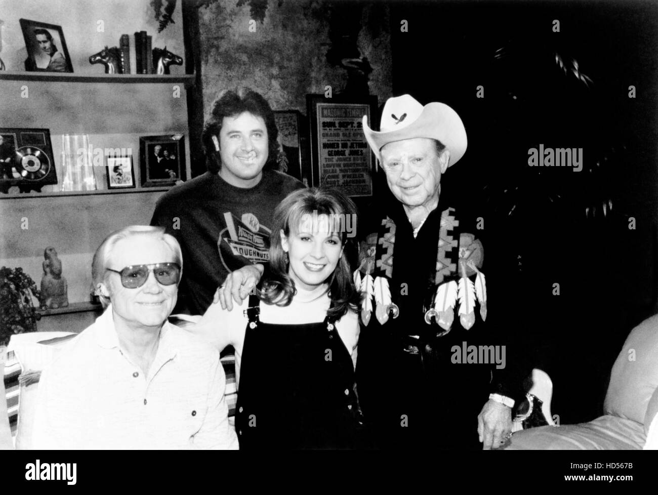 The George Jones Show From Left George Jones Vince Gill Patty