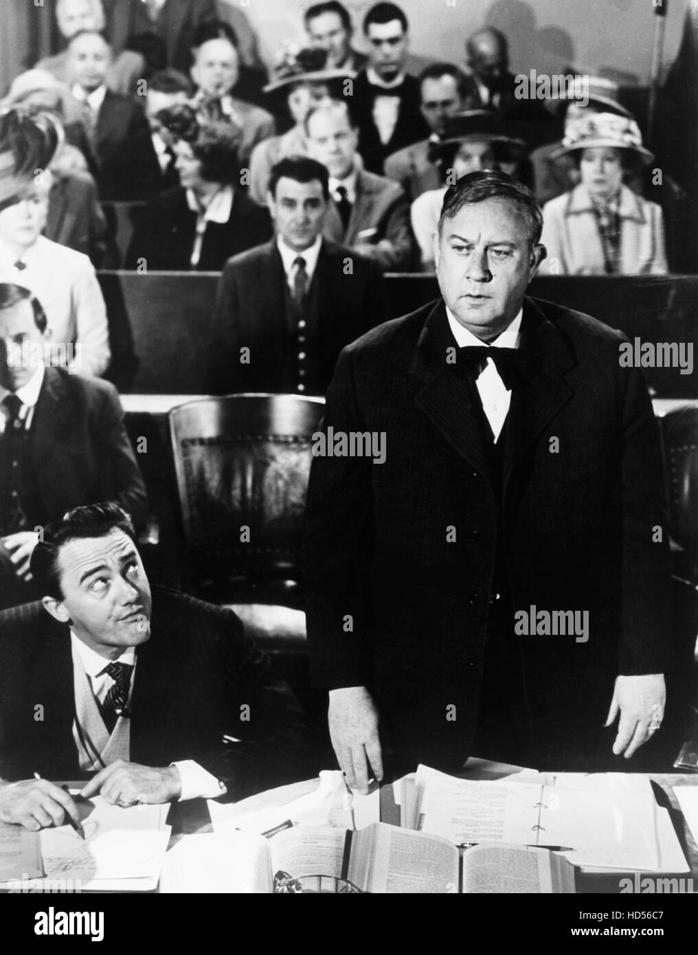 G.E. TRUE, front from left: Robert Vaughn as Earl Rogers, Tol Avery as ...