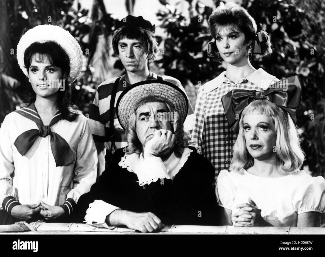 GILLIGAN'S ISLAND, Dawn Wells, Bob Denver, Jim Backus, Tina Louise ...