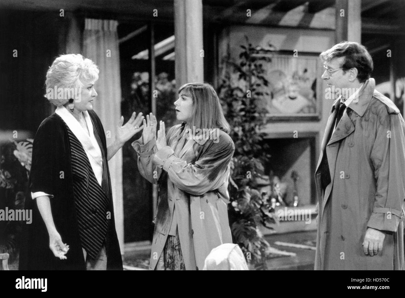 THE GOLDEN GIRLS, (from left): Bea Arthur, Dinah Manoff, Steve ...