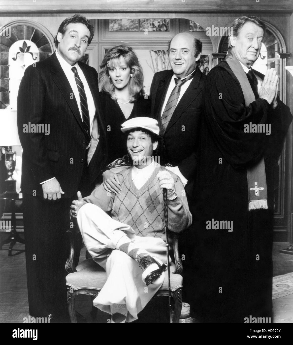 GOOD GRIEF, (from left): Joel Brooks, Wendy Schaal, Howie Mandel ...