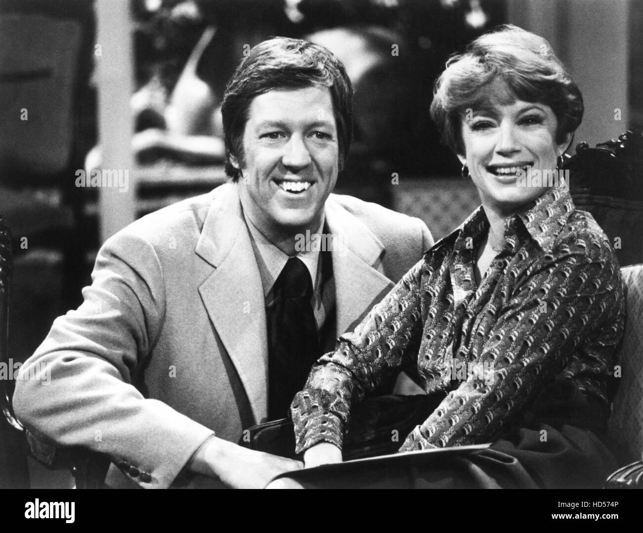 GOOD MORNING, AMERICA, from left: David Hartman, Nancy Dussault (ca ...