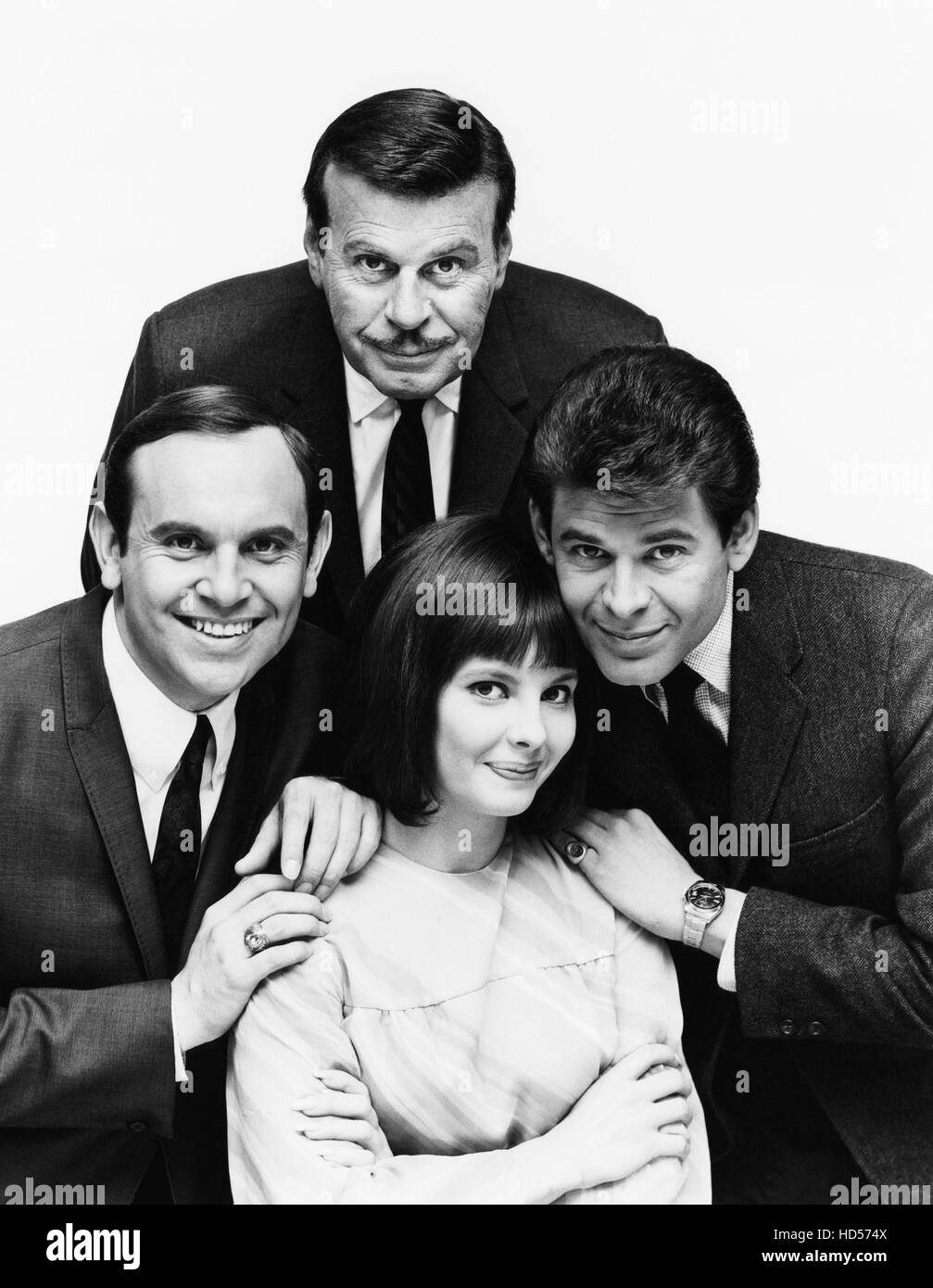 GOOD MORNING, WORLD, clockwise from top, Billy De Wolfe, Joby Baker ...