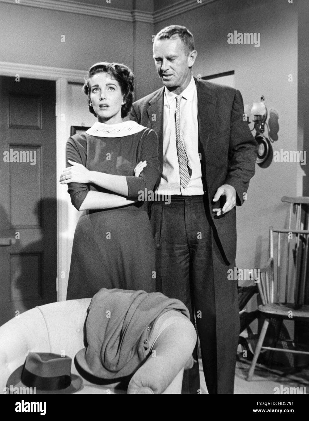 GOODYEAR THEATRE, from left: Julie Adams, Sterling Hayden, 'Points ...