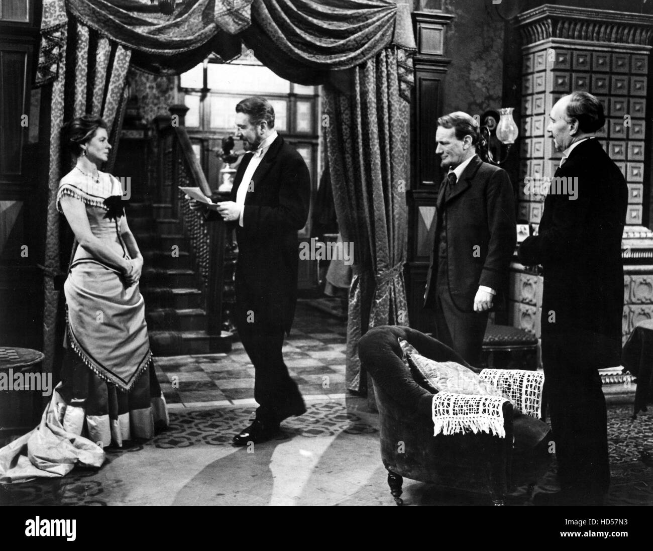 HEDDA GABLER, Ingrid Bergman, Sir Michael Redgrave, Trevor Howard, Sir ...