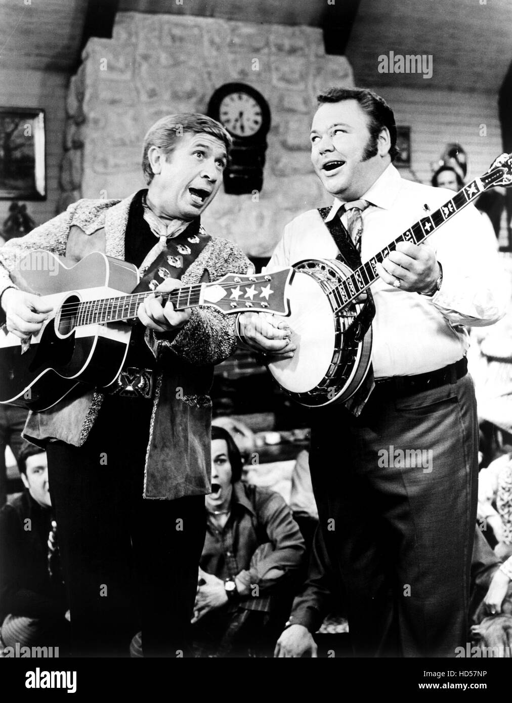 HEE HAW, Buck Owens, Roy Clark, 1969-1993 Stock Photo - Alamy