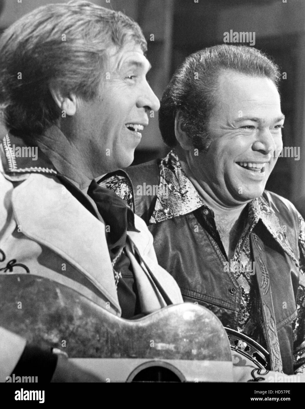HEE HAW, Buck Owens, Roy Clark, 1969-93 Stock Photo - Alamy