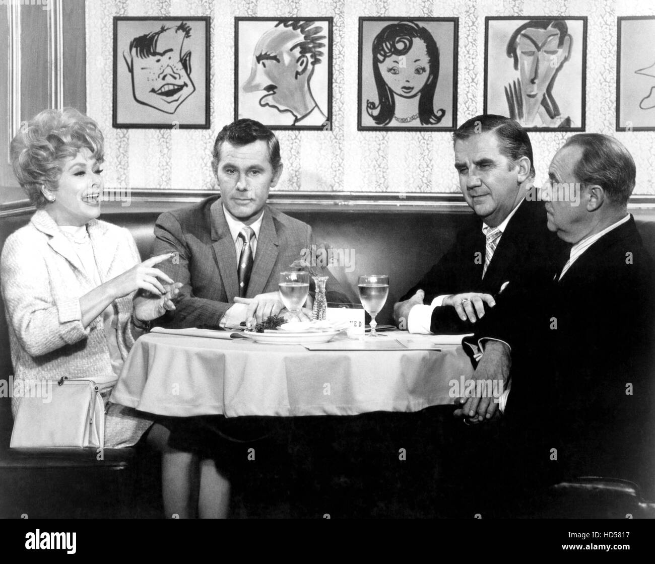 HERE'S LUCY, Lucille Ball, Johnny Carson, Ed McMahon, Gale Gordon ...