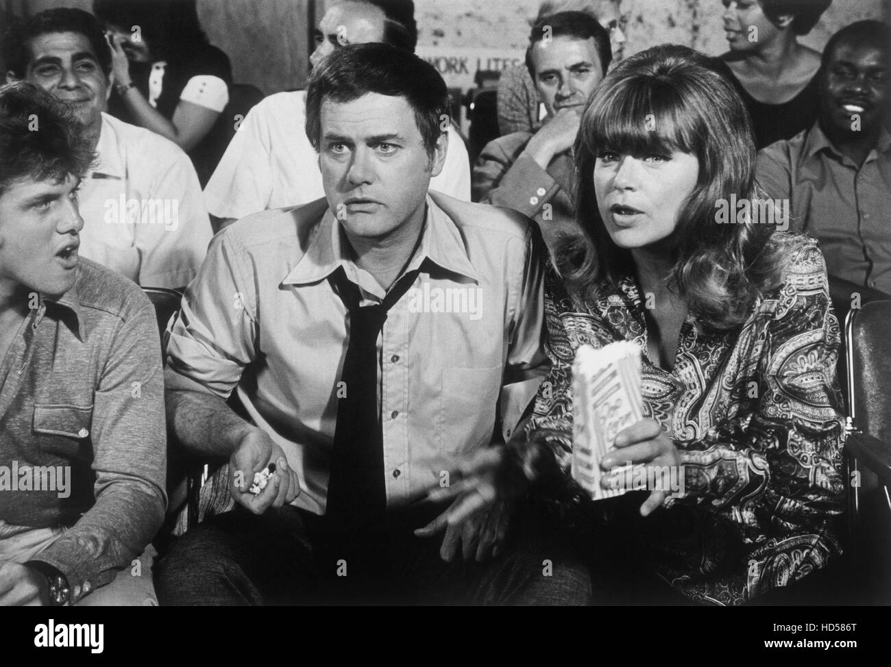 HERE WE GO AGAIN, from left: Chris Beaumont, Larry Hagman, Nita Talbot ...