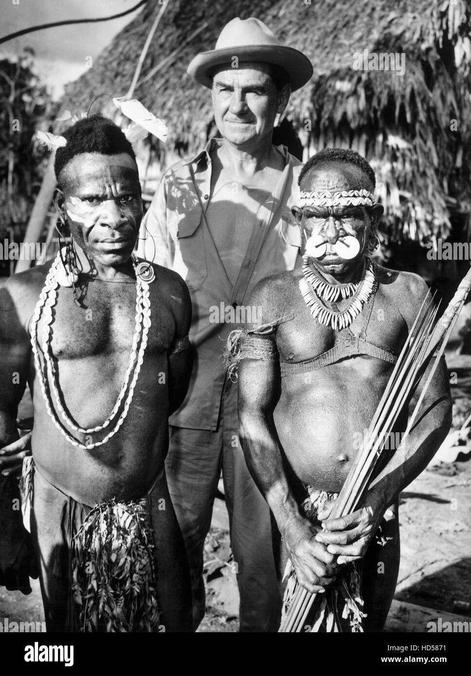 HIGH ADVENTURE WITH LOWELL THOMAS, Lowell Thomas (center) with New ...