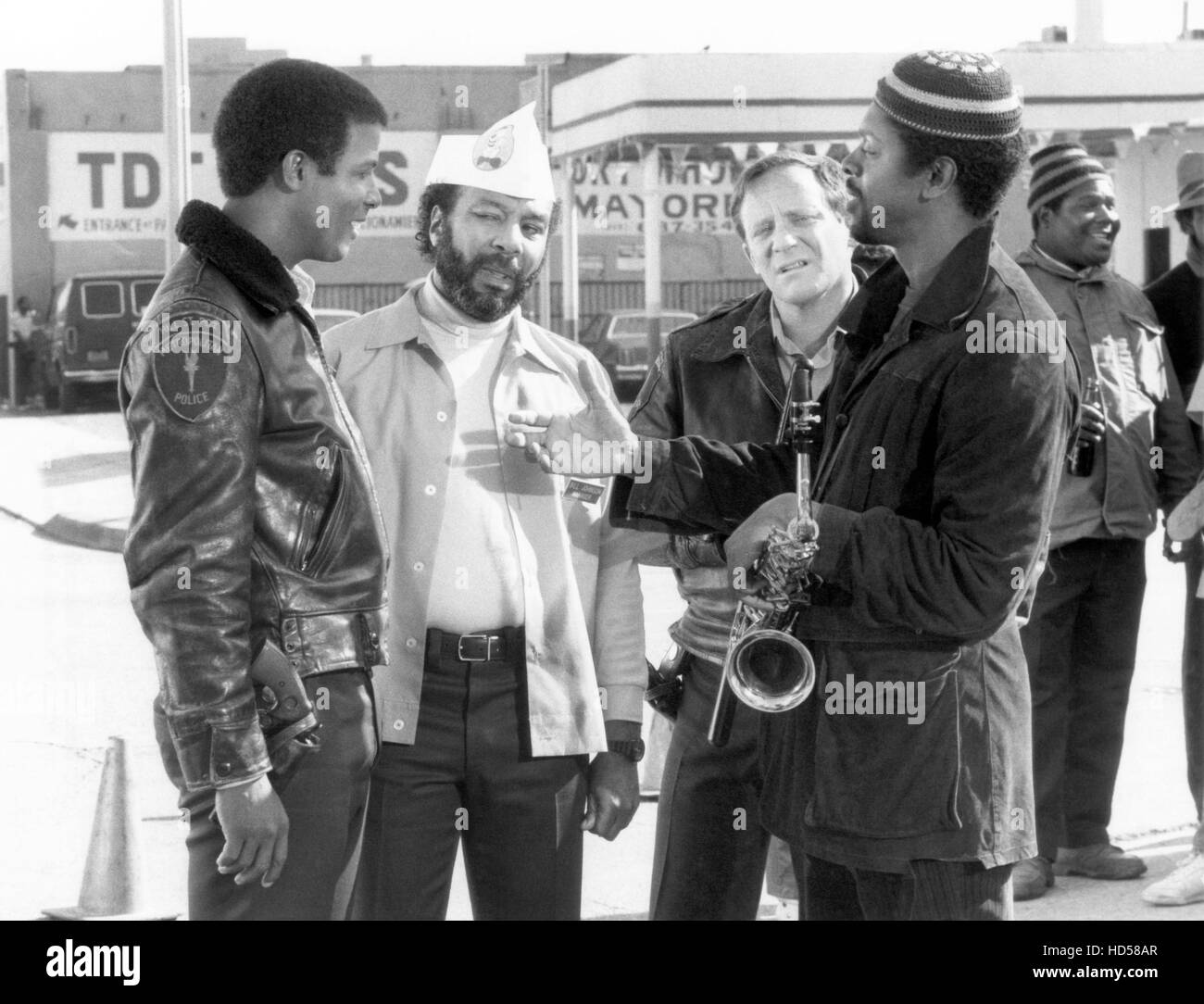 HILL STREET BLUES, (from left): Michael Warren, John Dewey-Carter ...