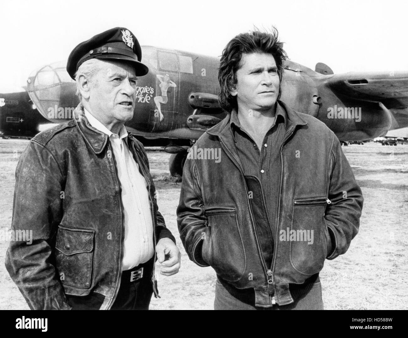 HIGHWAY TO HEAVEN, (from left): Eli Wallach, Michael Landon, 'To Bind The Wounds', (Season 2, ep ...