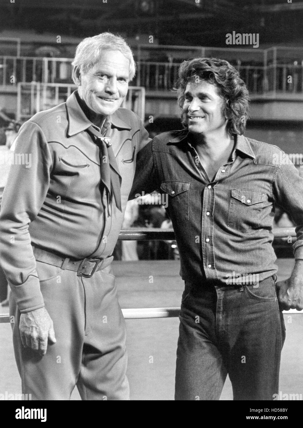 HIGHWAY TO HEAVEN, (from left): John Agar, Michael Landon, 'The Return ...