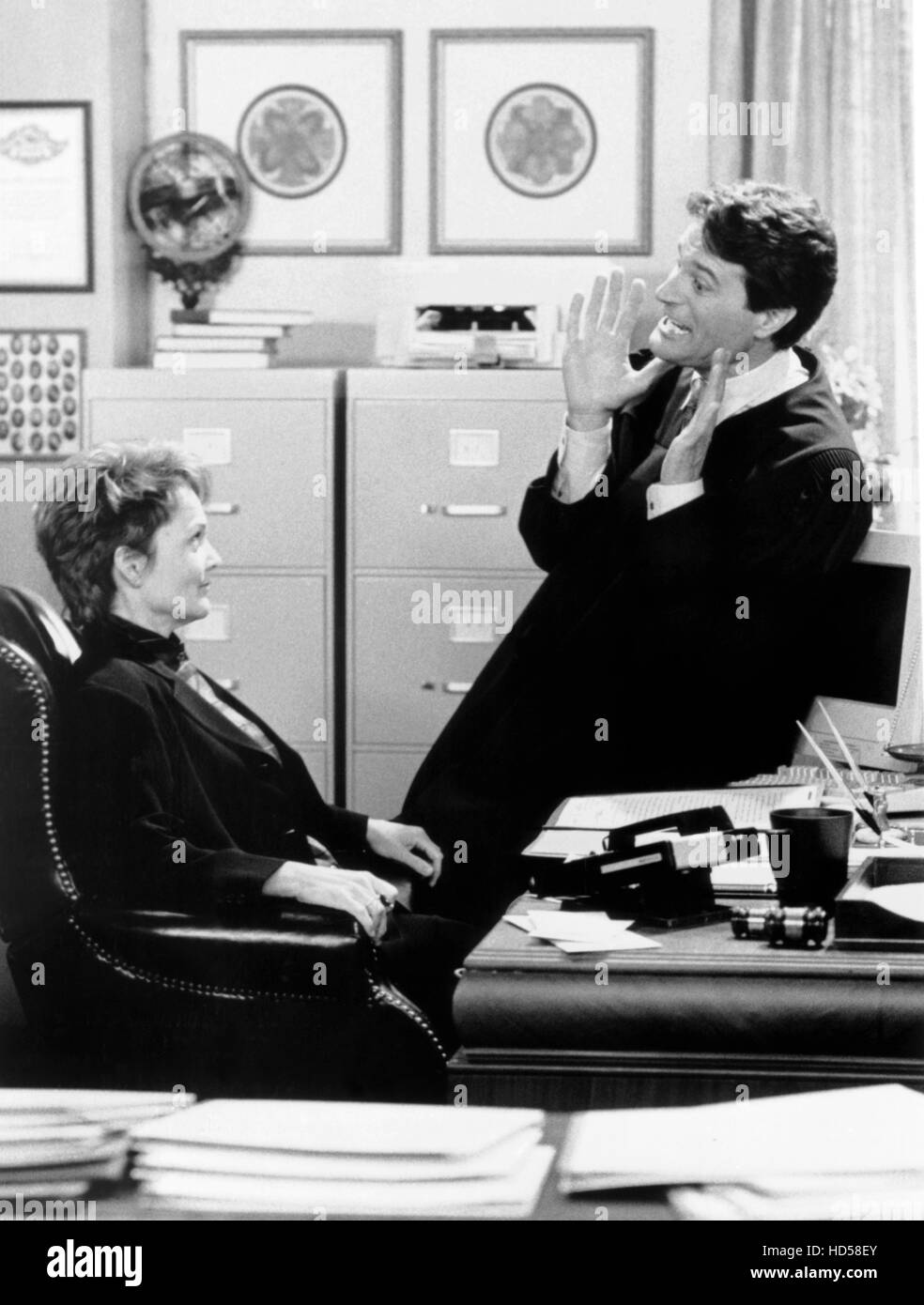 THE HOME COURT, (from left): Pamela Reed, Charles Rocket, 'The ...