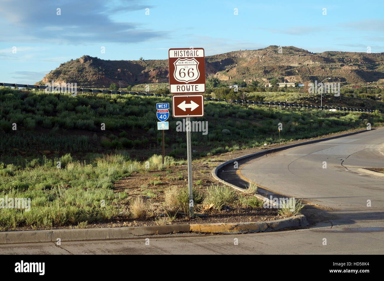 Historic route 66 highway hi-res stock photography and images - Alamy