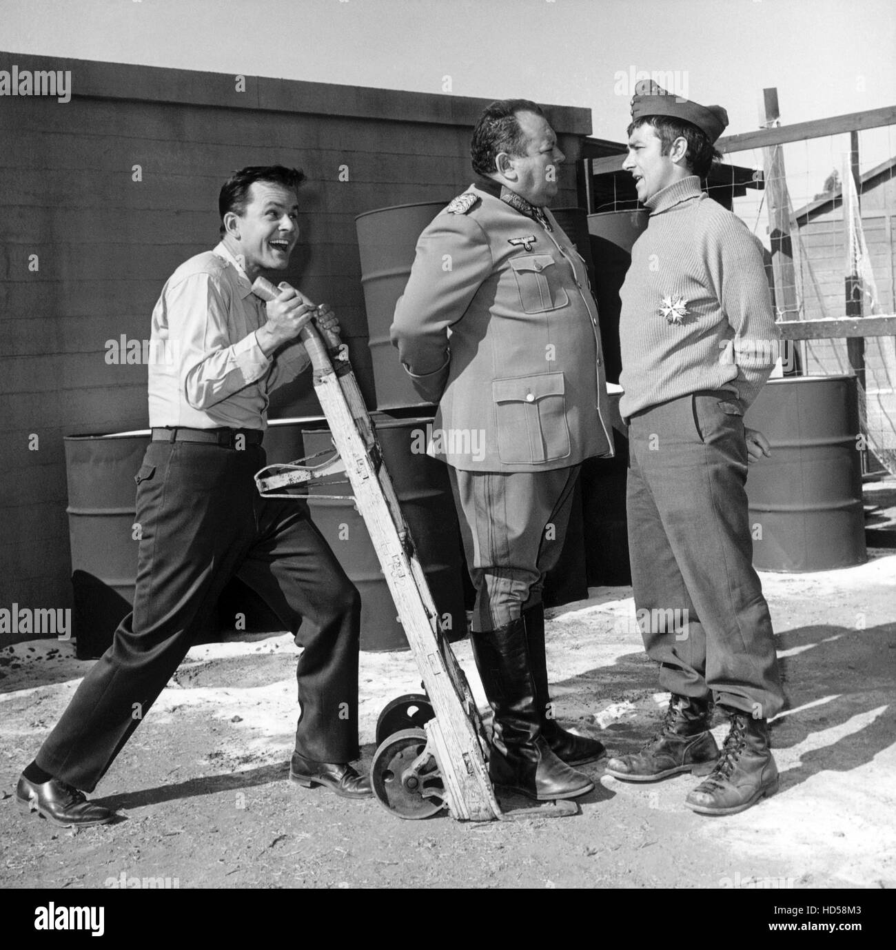 HOGAN'S HEROES, Bob Crane, Leon Askin, Richard Dawson, 1965-71 Stock ...
