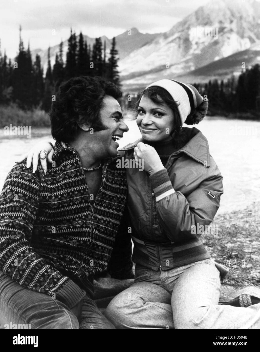 JOHNNY MATHIS IN THE CANADIAN ROCKIES, from left: Johnny Mathis, Karen ...