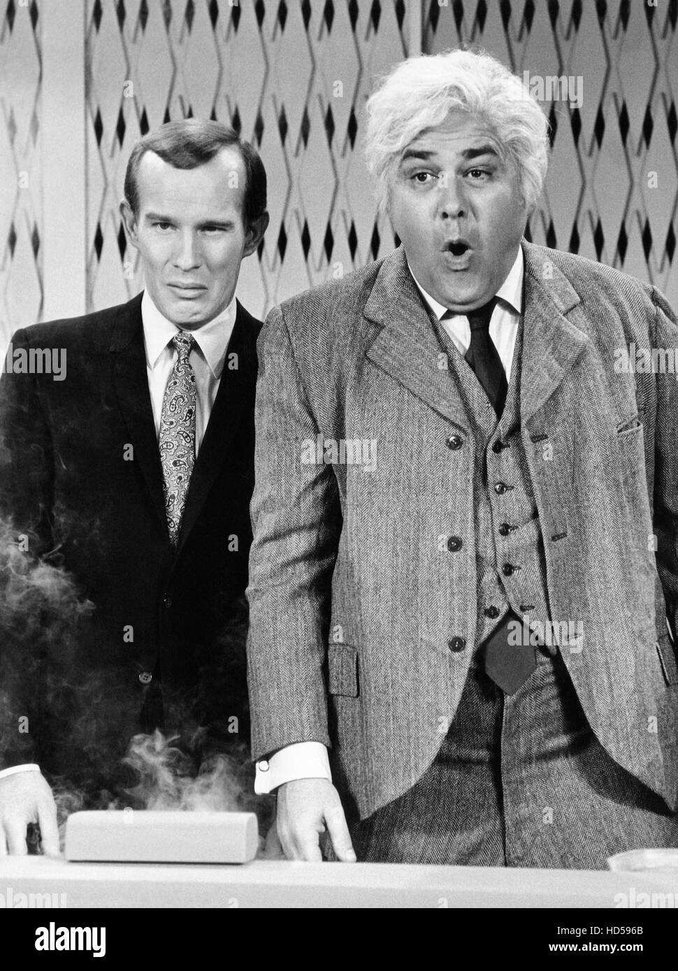 THE JONATHAN WINTERS SHOW, from left, Tom Smothers, Jonathan Winters ...