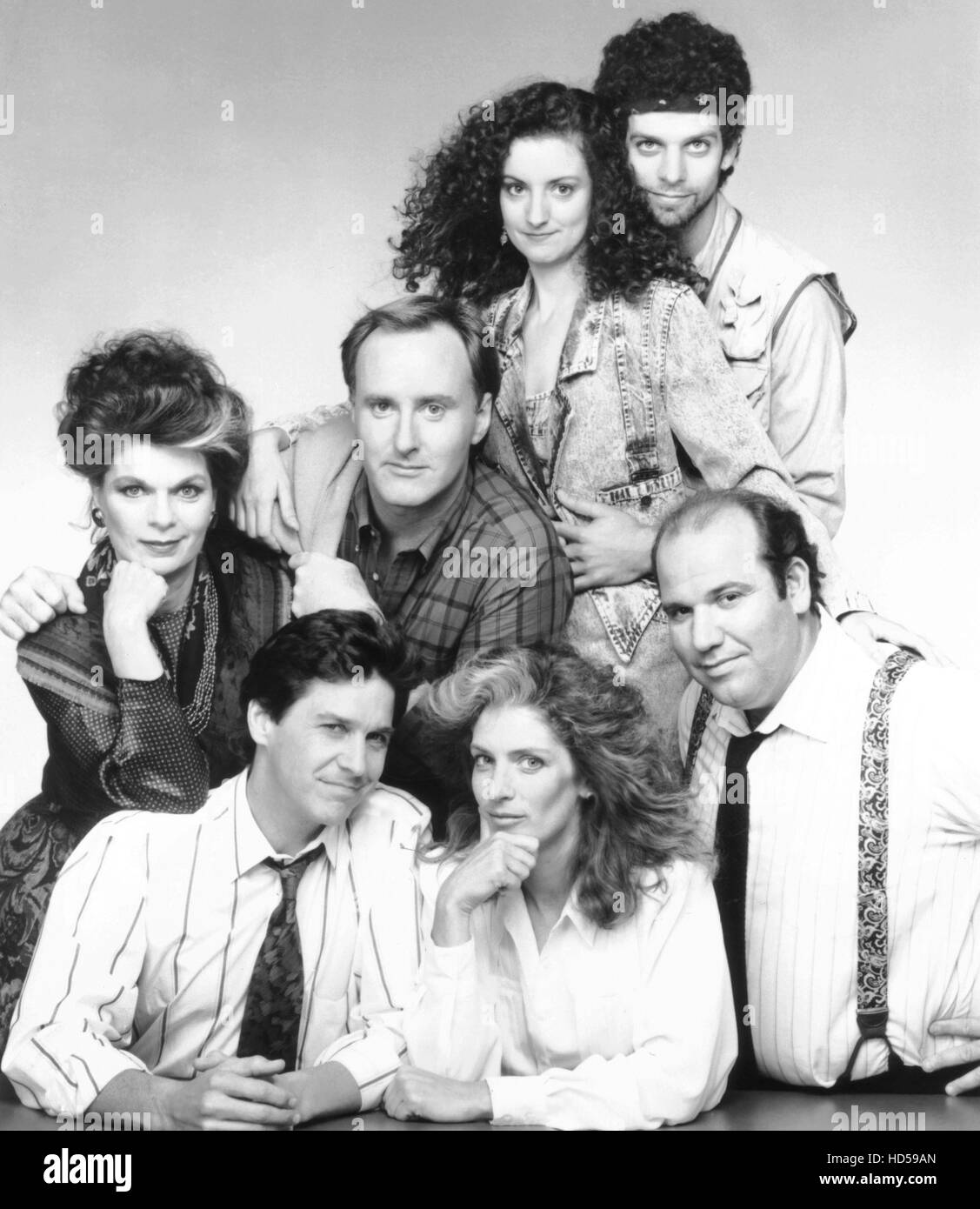 JUST IN TIME, front from left: Tim Matheson, Patricia Kalember, Alan ...