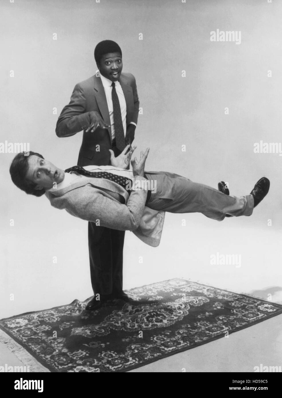 JUST OUR LUCK, Richard Gilliland (front), T.K. Carter, 1983, © ABC ...