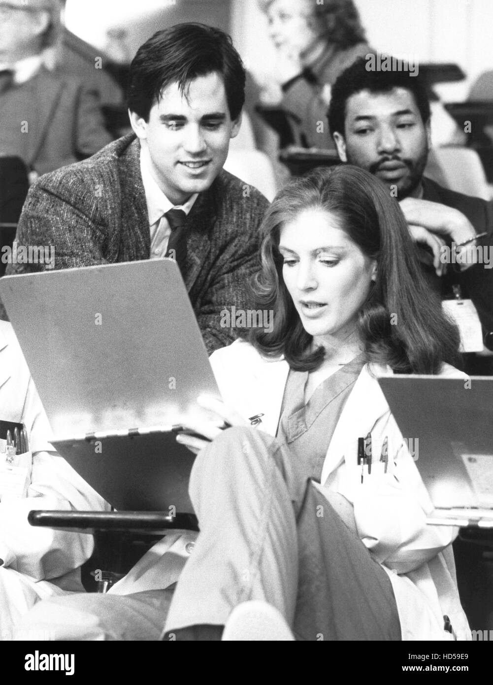 KAY O'BRIEN, from left: Tony Soper, Patricia Kalember, 1986, © CBS ...